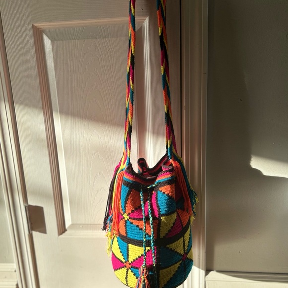 Bags | Handmade Woven Bag Colombian Wayuumochila Bag Crossbody | Poshmark